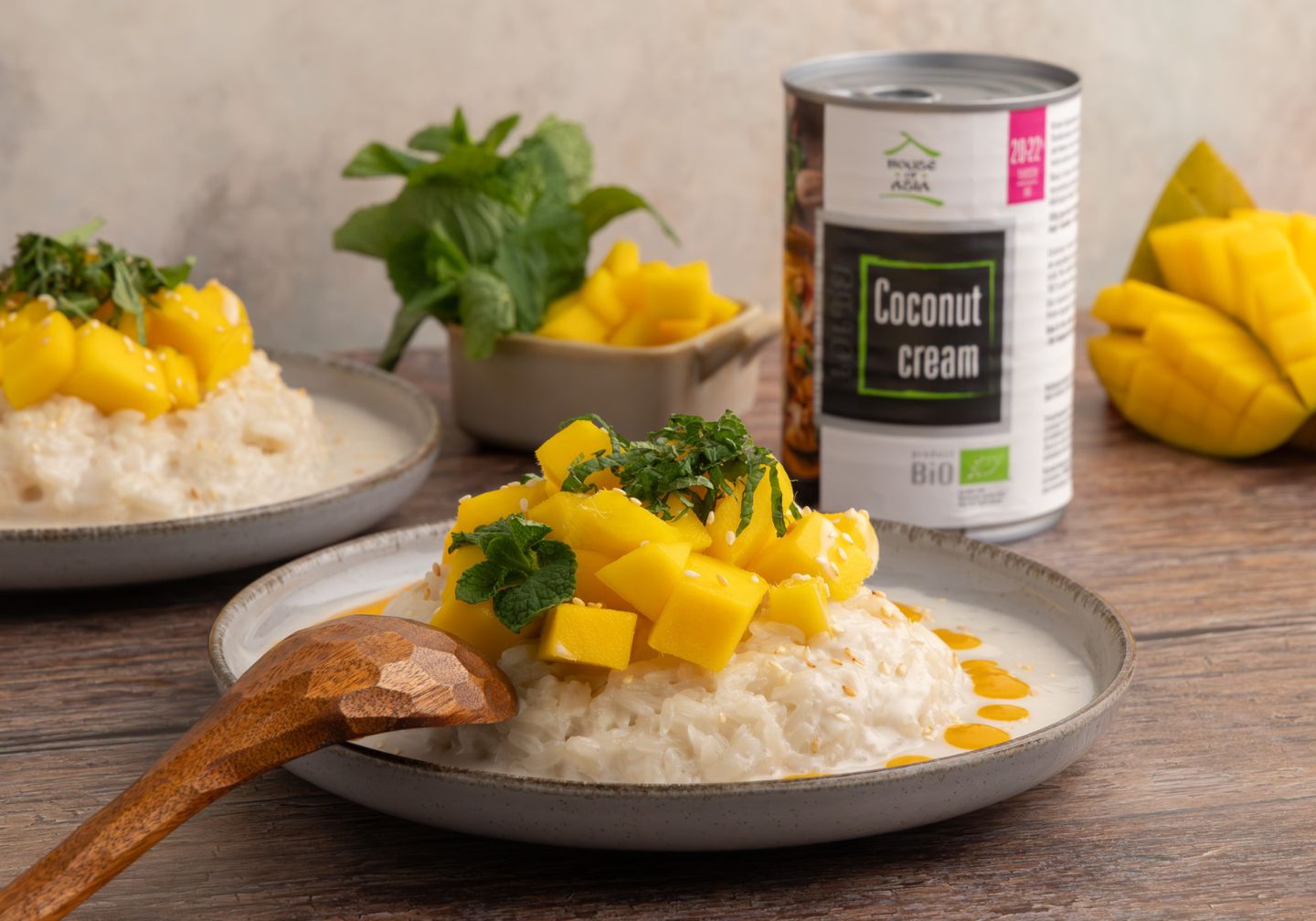 Kremowe mango sticky rice - House of Asia